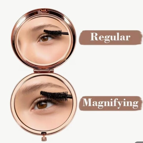 Makeup | Newrose Gold Portable Compact Mirror With Inspirational Quote ...